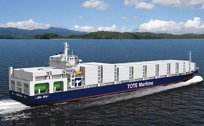First LNG-fuelled boxship set for launch this weekend :: Lloyd's List