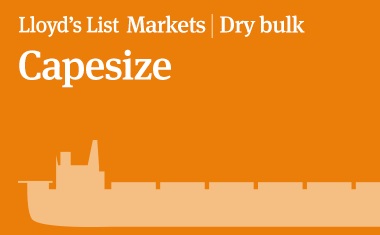 Capesize rates fall on most routes with weak demand :: Lloyd's List