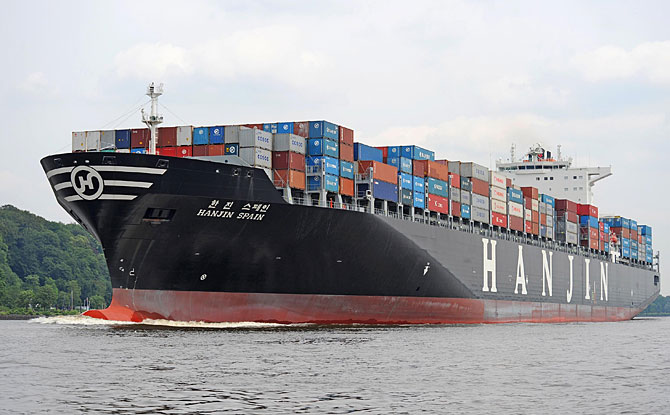 Hanjin Shipping posts operating profit for first time since 2010 ...