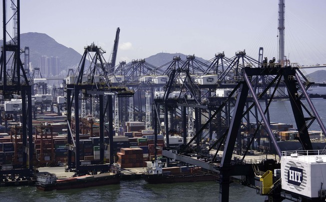Container throughput in Hong Kong port slides further :: Lloyd's List
