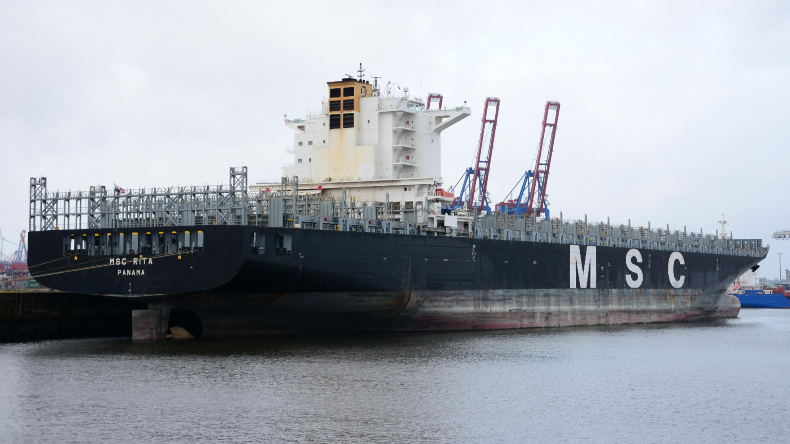 Fire-damaged MSC post-panamax boxship sold for recycling :: Lloyd's List